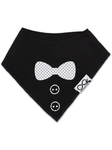 Personalised Tuxedo Bib, Baby Formal Wear