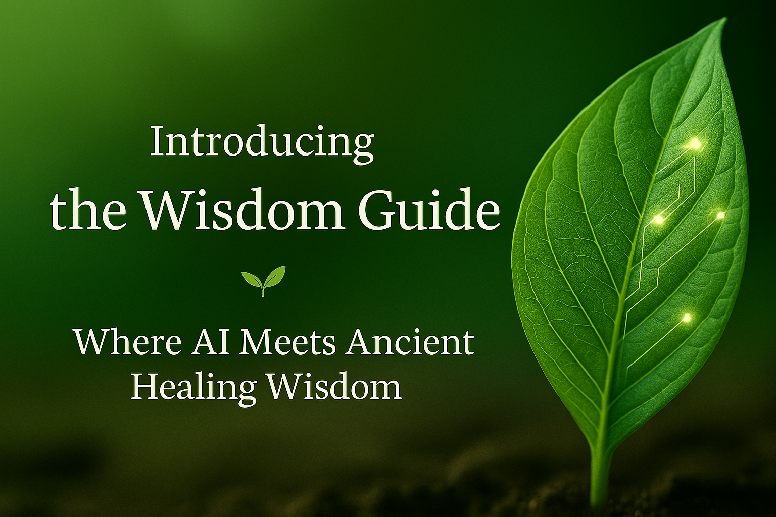 Introducing the Wisdom Guide: Where AI Meets Ancient Healing Wisdom ...