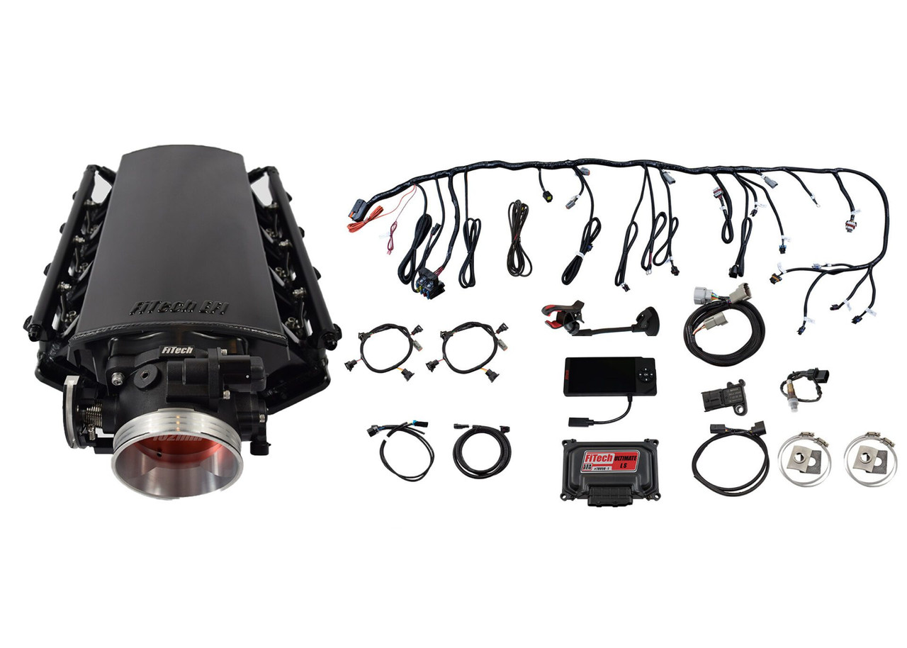 FiTech Ultimate LS EFI 500 HP Fuel Injection Systems with Transmission ...