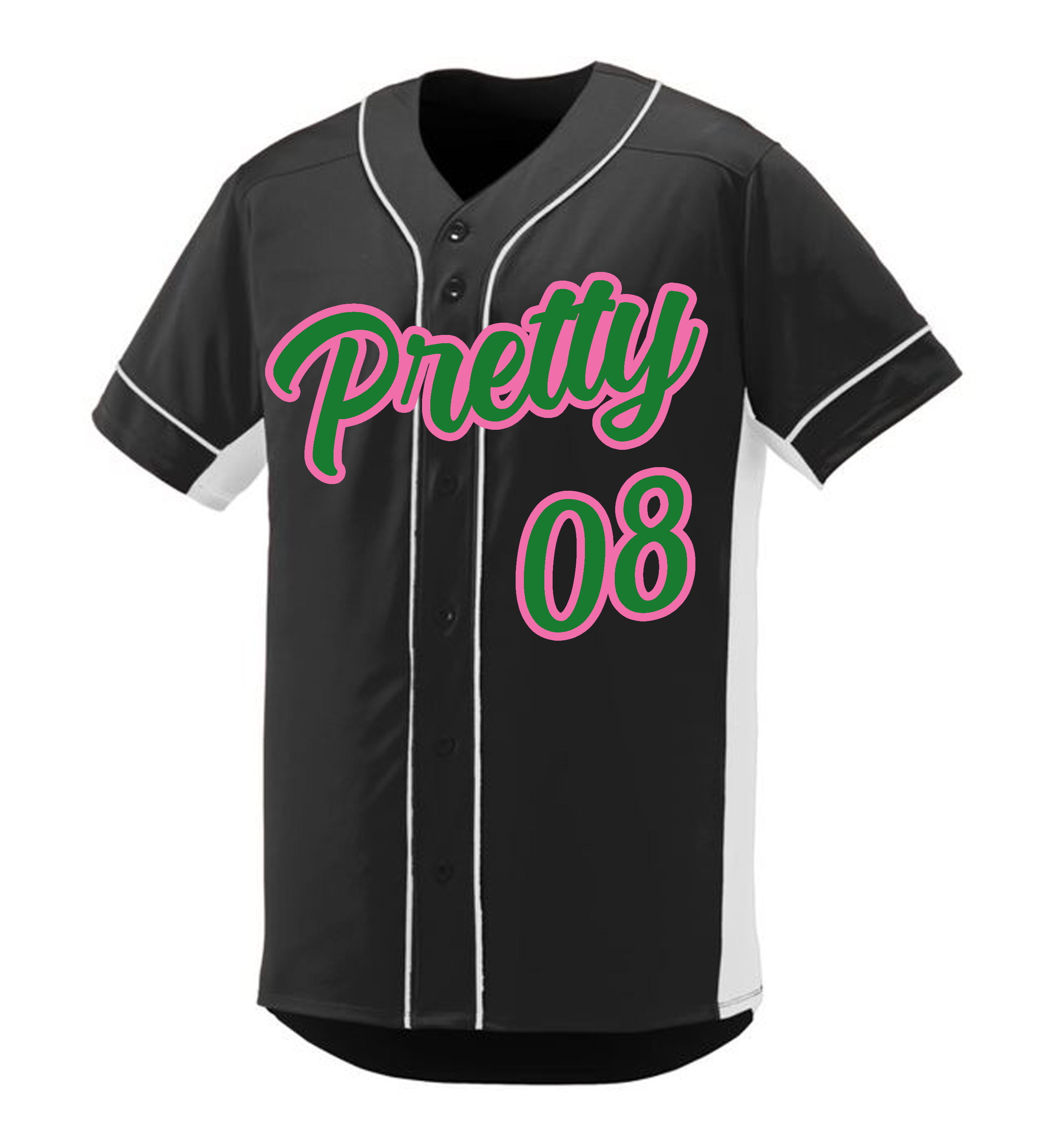 Deference Clothing® Pretty Baseball Jersey