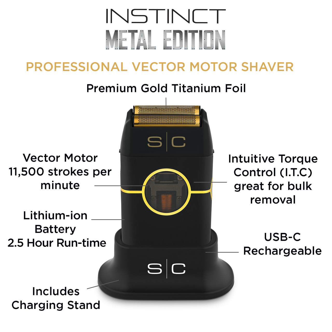 StyleCraft Instinct Shaver - Weiss Barber Supply