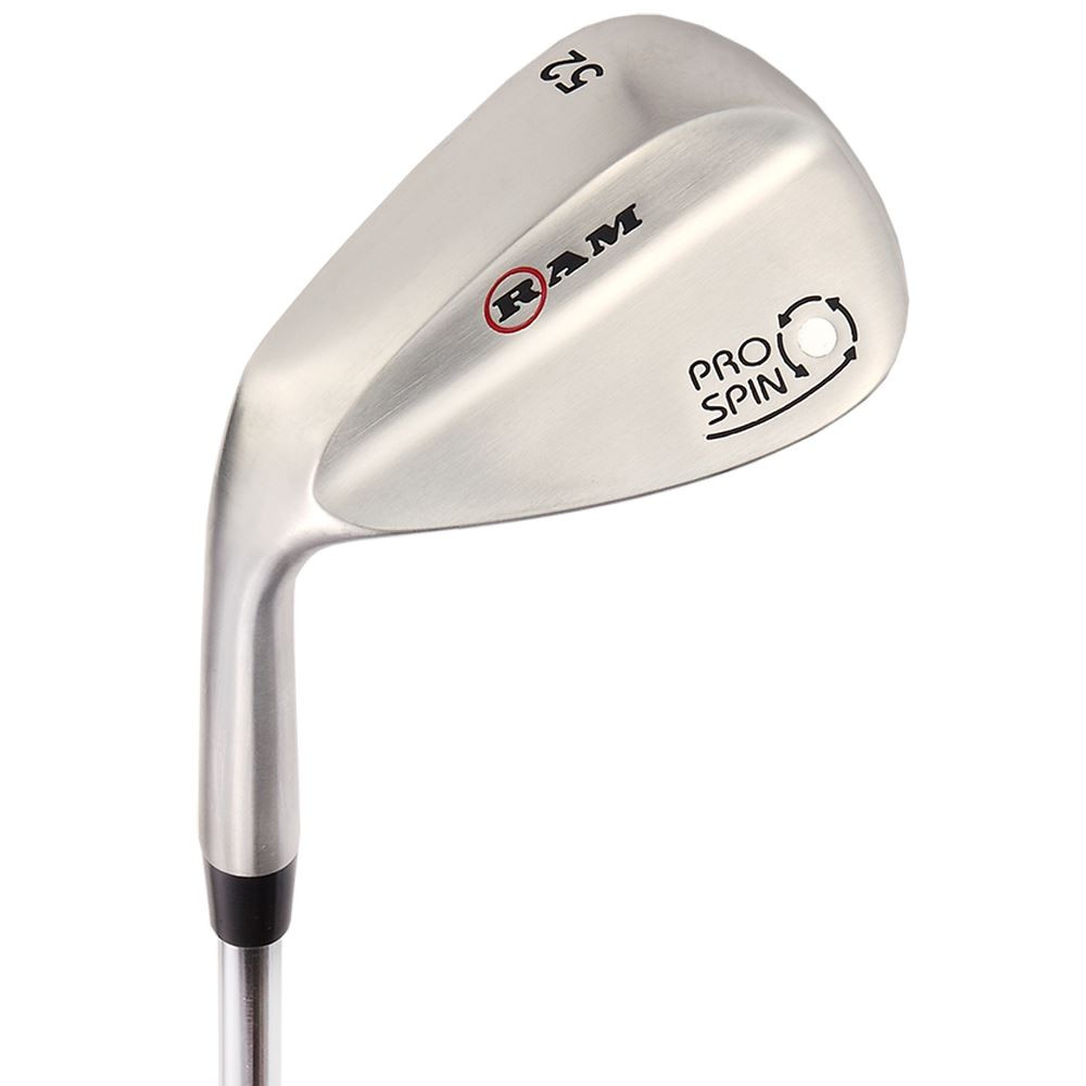 Ram Golf Pro Spin Stainless Wedge Set - 52, 56, 60 Wedges - Mens Left ...