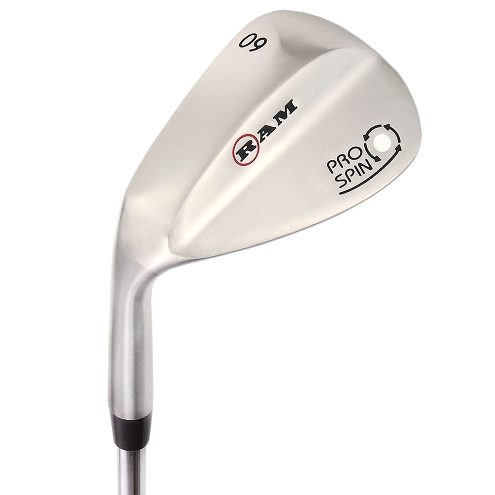 Ram Golf Pro Spin Stainless Wedge Set - 52, 56, 60 Wedges - Mens Left ...