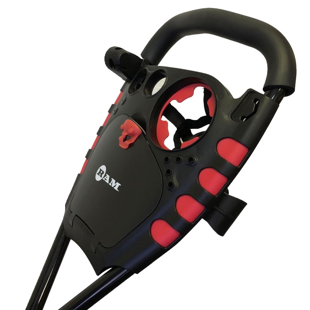 Ram Golf X-Pro Laser 3 Wheel Golf Pull Cart with Seat - Carts - RamGolf.com