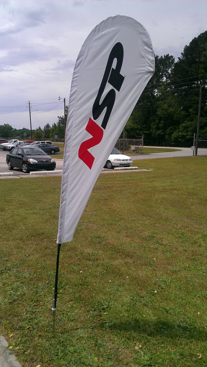 Custom Teardrop Banner - 8'-->100% USA-Made