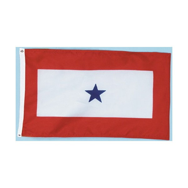 Blue Star Service Outdoor Flag 3'x5'-->100% USA-Made