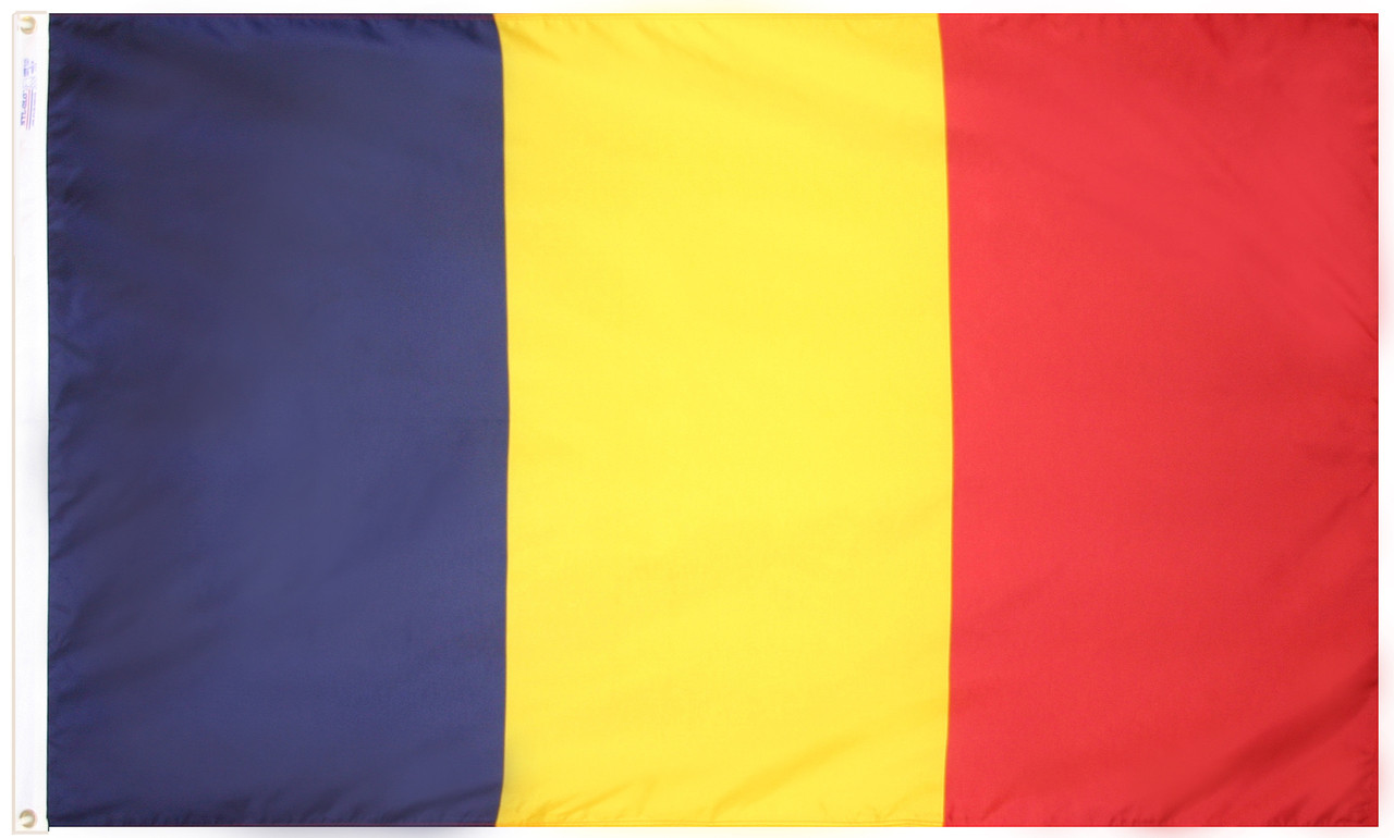 Chad Outdoor Flag-->100% USA-Made