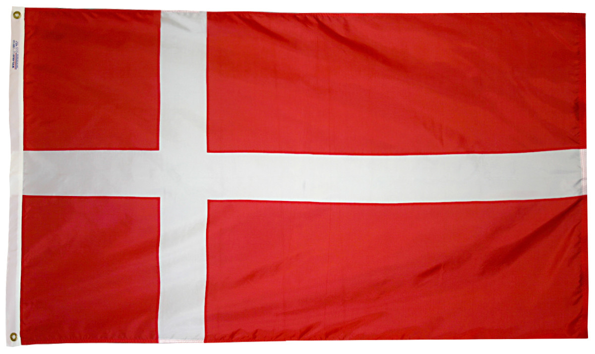 Denmark Outdoor Flag-->100% USA-Made