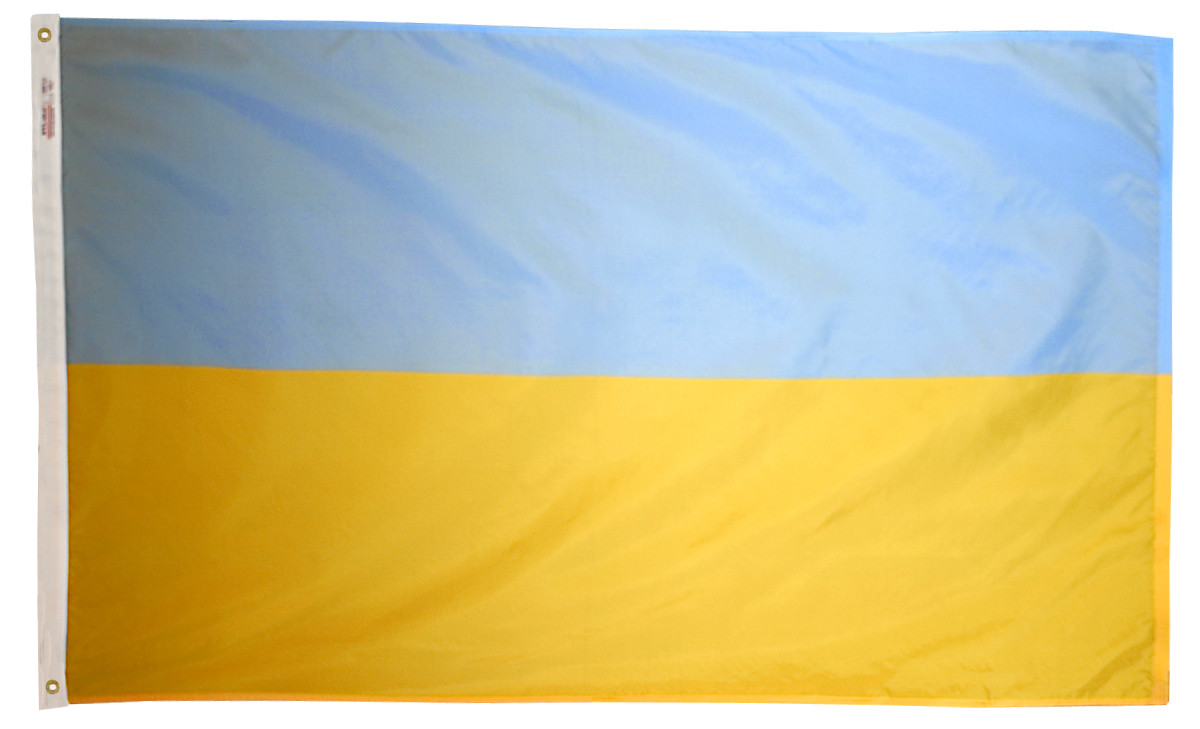 Ukraine Outdoor Flag-->100% USA-Made