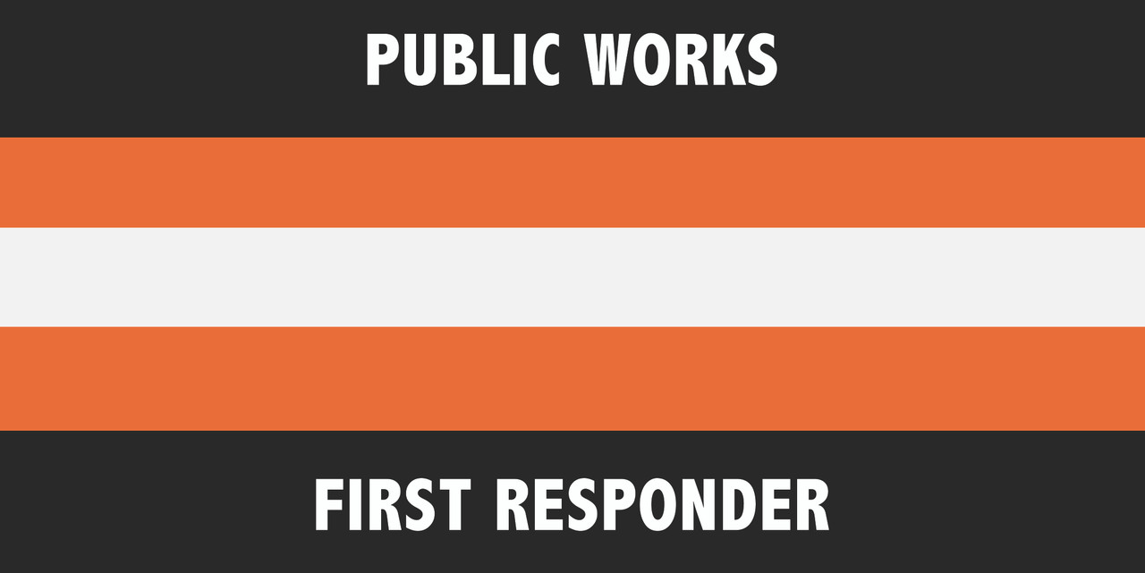 Public Works Outdoor Flag 3'x5'-->100% USA-Made