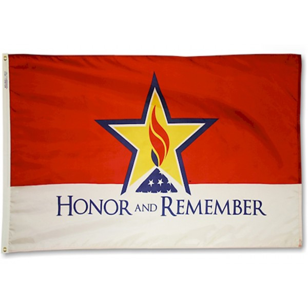 "Honor and Remember" Flag - For Outdoor Use-->100% USA-Made