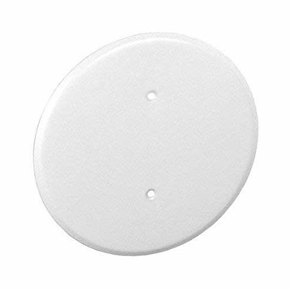 5" Ceiling Cover Plate for 3-1/2" Round Box, Metal - White - NA ...