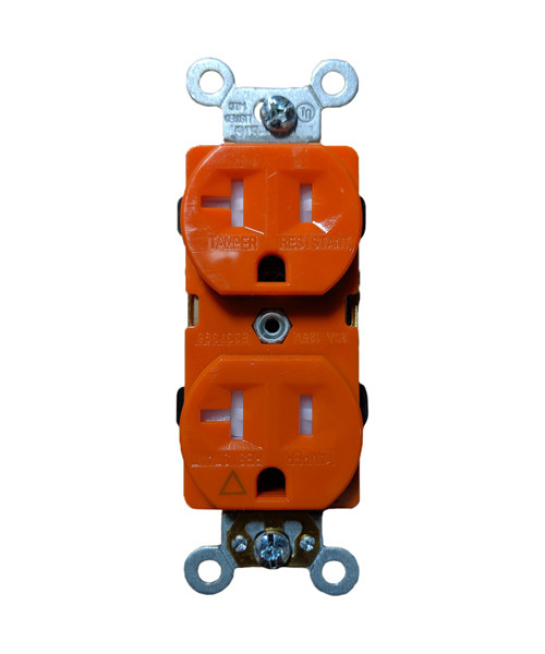 Isolated Ground Duplex Receptacle 20A, Tamper Resistant - NA Industries ...