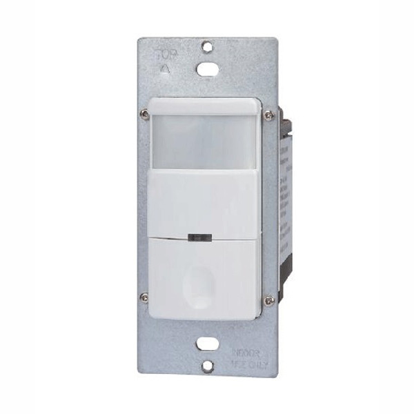 Occupancy Sensor Wall Switch, Single Pole, White - NA Industries ...