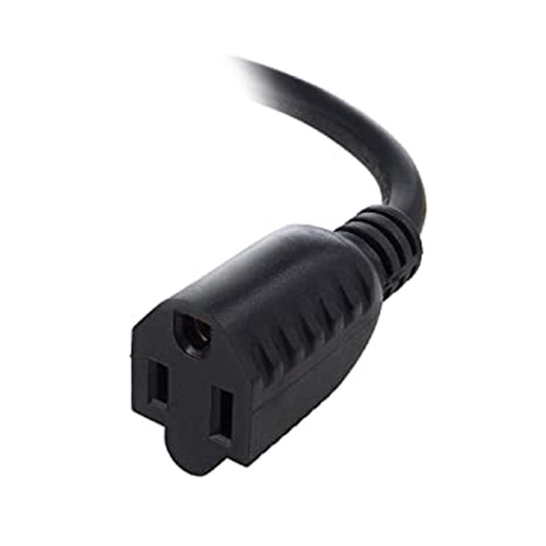 Female Laundry Drop Socket & Cord, SJTW 16AWG/3C, Black - NA Industries ...