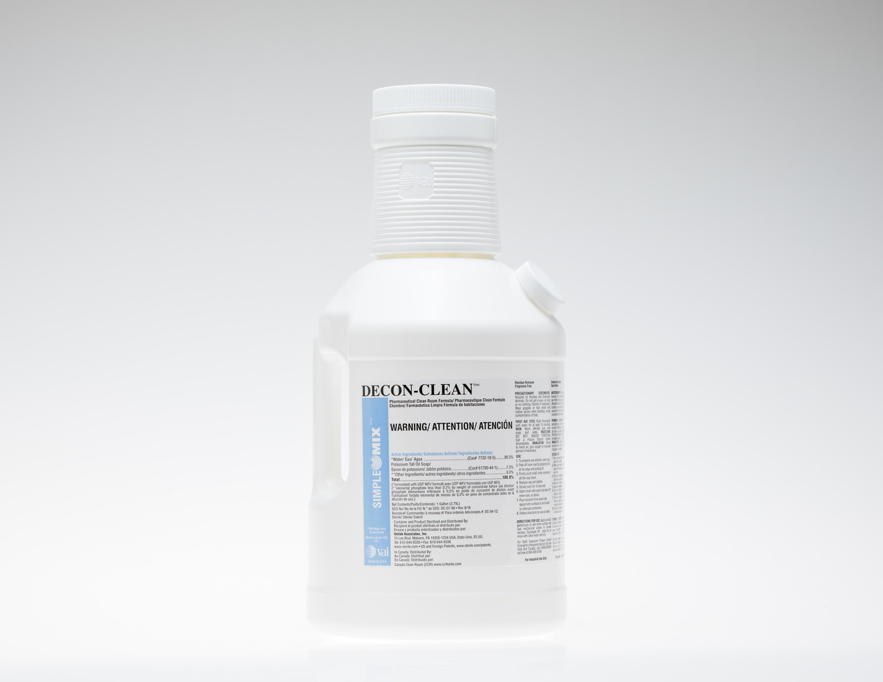 DECON Clean, SimpleMix, 0.125 oz./16 oz. Use Dilutions, Cleaning Agent ...
