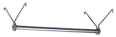 Cleanroom Gowning Rack | Wall Mounted Chrome Gowning Racks