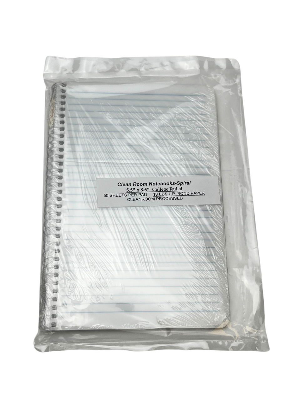 Cleanroom Notebooks, 5 1/2" x 8 1/2", Spiral, College Ruled ...