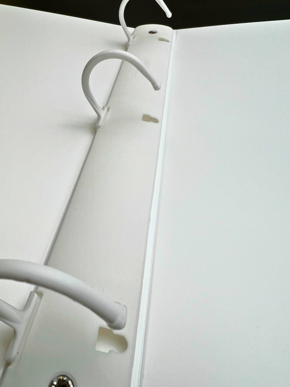 Binders:. 3 Rings, 1" Plastic Spine, Polyethylene, White, Cleanroom ...