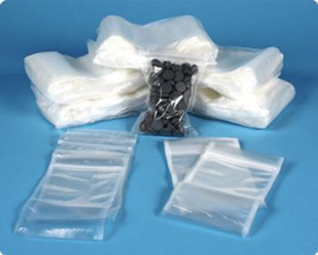 Cleanroom Bags | Zip Close, Clear Poly Cleanroom Bags, 18”x 24”