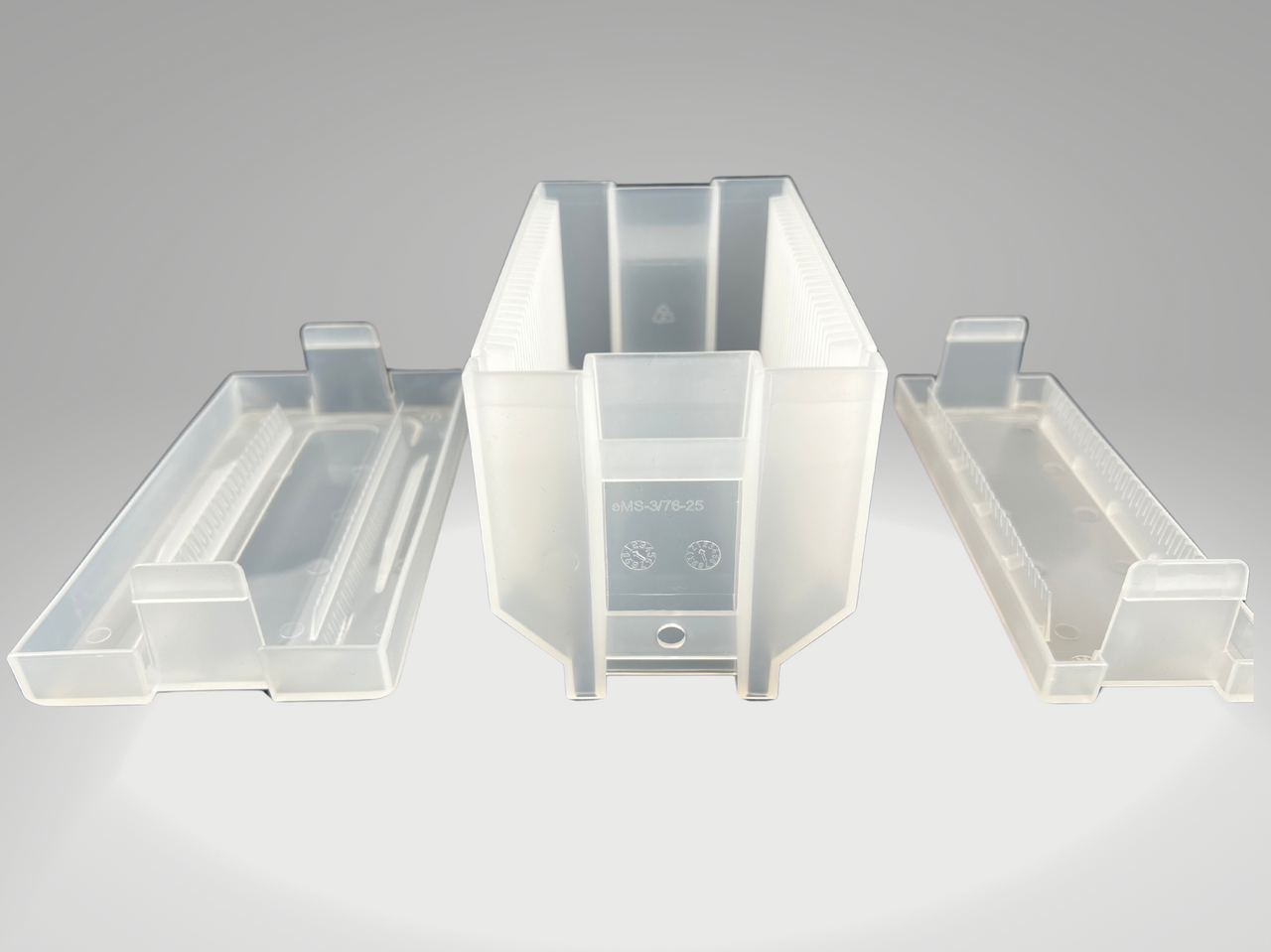 Vertical Wafer Shippers, Translucent Polypropylene, Fits 3" Wafers, 25 ...