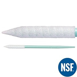 Cleanroom Swabs, Compressed Tip, Polyurethane Foam, 2.75" Total Length ...