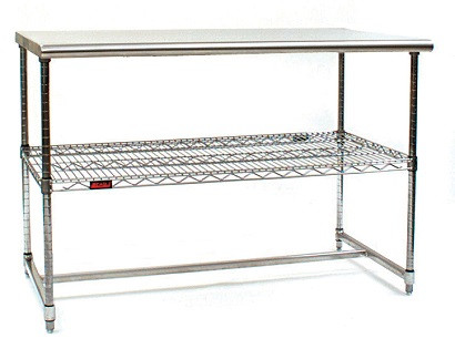 Stainless Steel Cleanroom Tables | Type 304 Stainless Steel