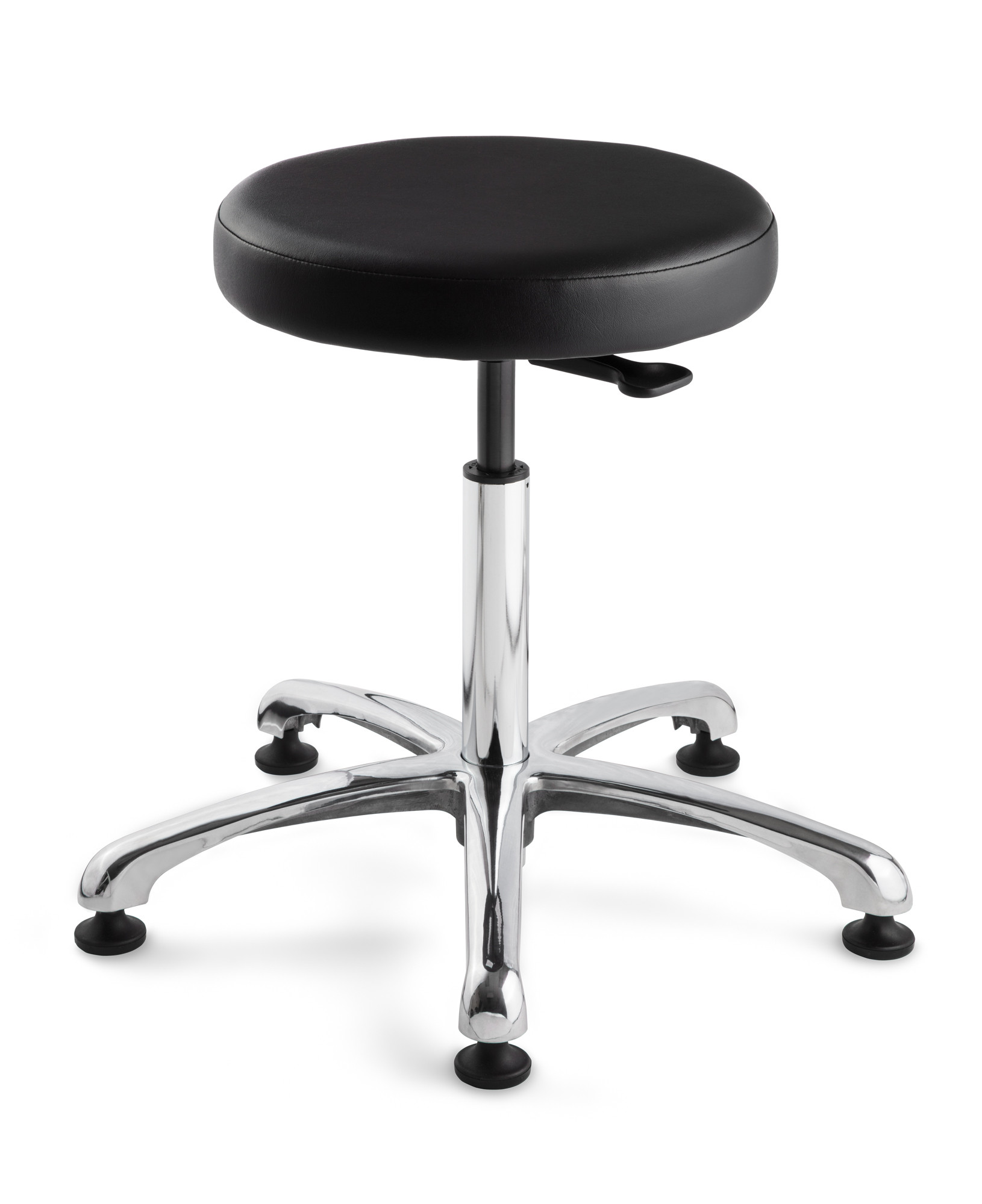 Cleanroom Stool,. Seat Height: 21.5"- 31.5", Versa ISO 5 Class 100 ...