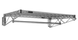 Cleanroom Gowning Racks | Free Standing Chrome Gowning Rack