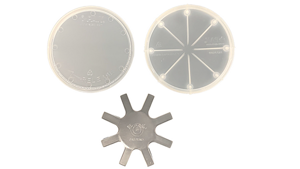 Coin Wafer Shippers, Fits 3" (76mm) Wafer, Translucent Polypropylene ...