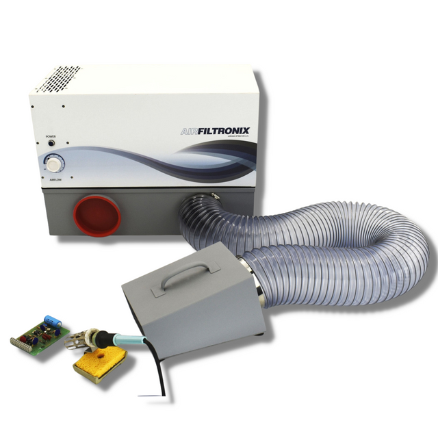 Chemical Fume Extractors | Portable, Double Hose Fume Vacuum