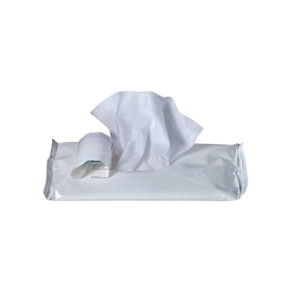 Cleanroom Wipes | Presaturated 70% Denatured Alcohol | 9x11