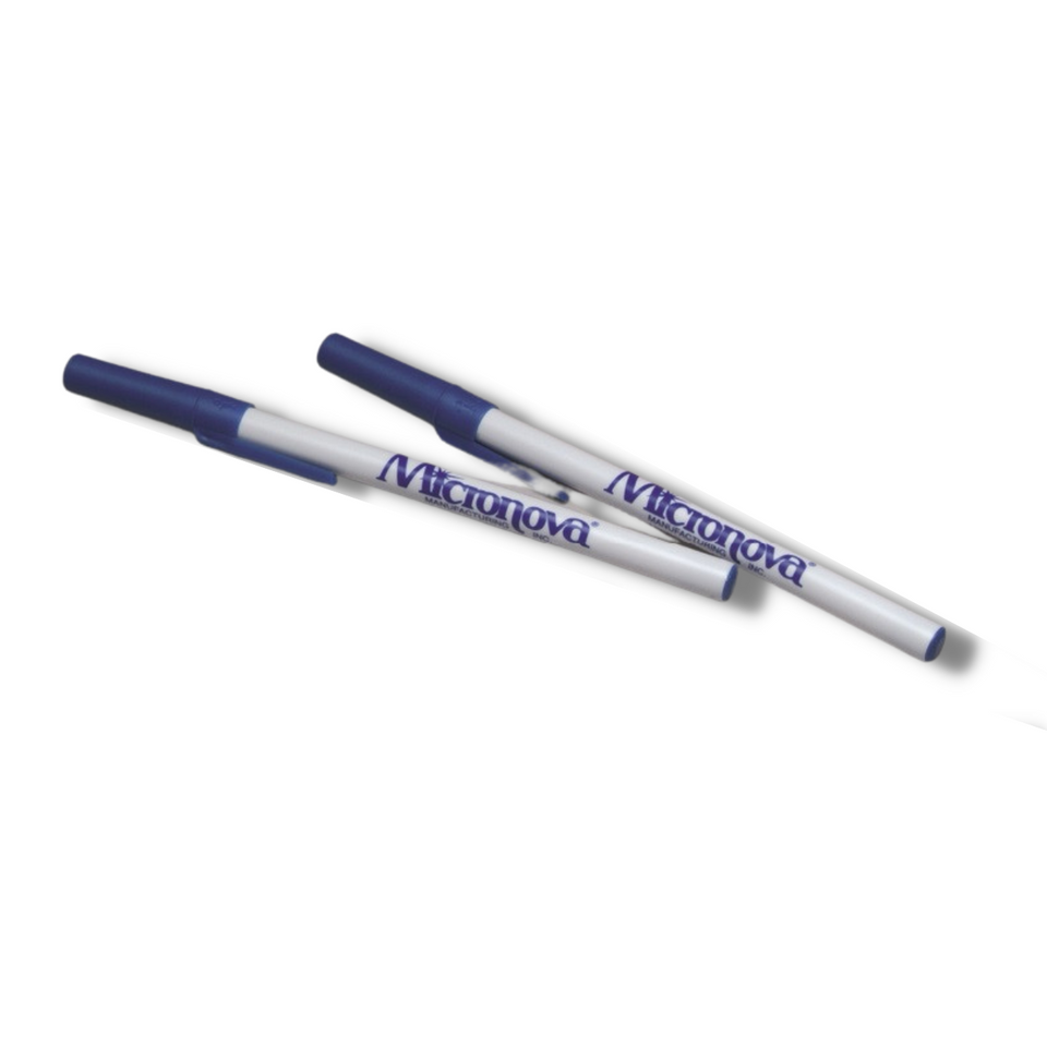 Sterile Cleanroom Pens; Blue, Irradiated, Resistant to Bleach and ...
