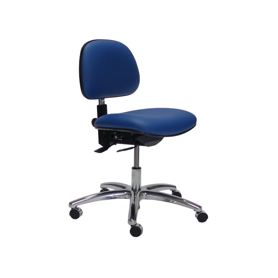 Cleanroom Chairs | ISO 5, Class 100 | Contour Seat | 17”-25”