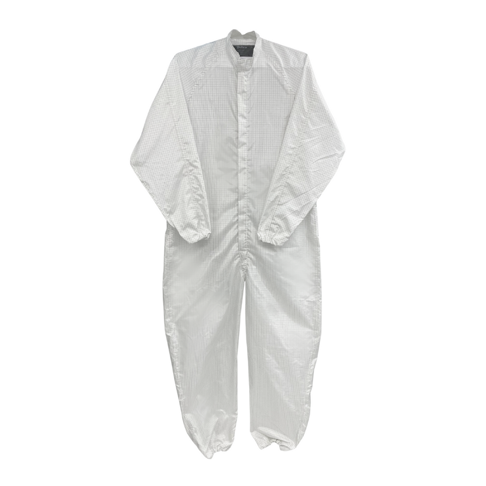 Cleanroom Washable Coveralls | ESD Coveralls, #CC1245-74WH