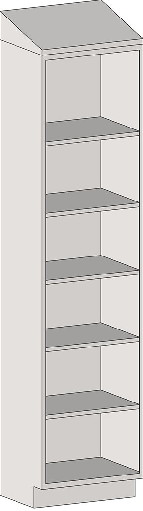 Laboratory Casework | Tall Cabinet, 5 Shelves| 304, 316