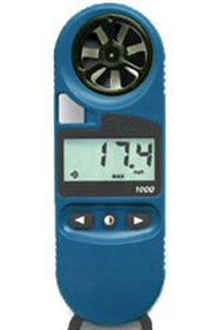 anemometer with hood