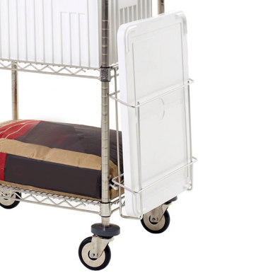 Cart Tote Box Cover Holder, Metro Wire, Stainless Steel, IM-LAR-CH ...