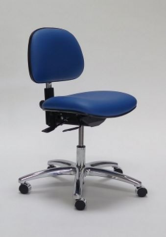 Lab Chairs With Wheels | Adjustable Height, Contoured Seat