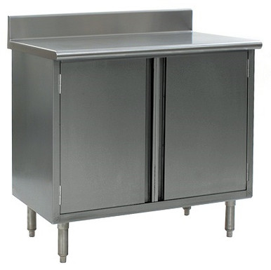 Stainless Steel Lab Tables With Backsplashes | Type 304, 430