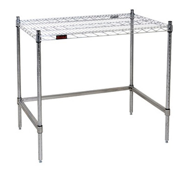 Low Cost Stainless Steel Cleanroom Tables | Wire Tops Tables