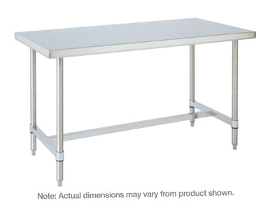 Stainless Steel Tables, H-Frame, IM-WT-HS - Cleanroom World