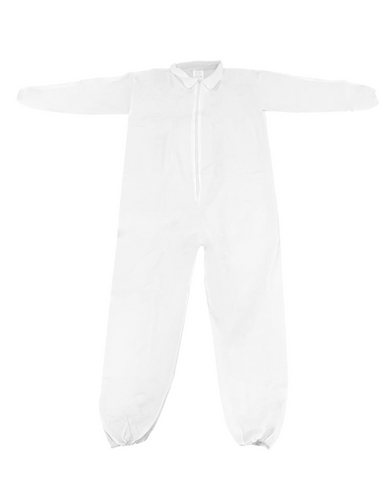 Disposable Cleanroom Coveralls: Zipper Front, Elastic Wrists and Ankles ...