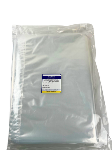 Cleanroom Bags | Clear, Nylon Bags | 16” x 23”, 2 mil