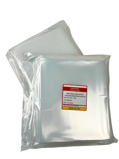 Cleanroom Bags | LDPE, Poly Bags | 8” x 10”, 6 mil