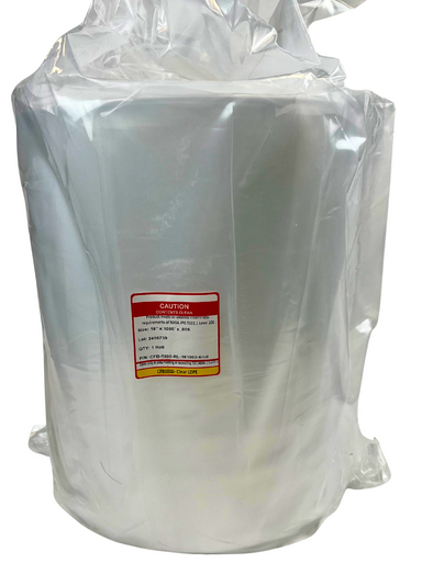 Cleanroom Tubing | LDPE Poly Tubing | 16” x 1000’, 6 mil