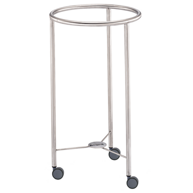 Stainless Steel Hampers - Round Body, 18" Diameter, Casters, BL-7774SS ...