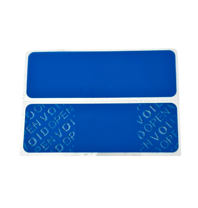 Cleanroom Labels | Tamper Evident “VOID” Labels, 4” x 2”, Red