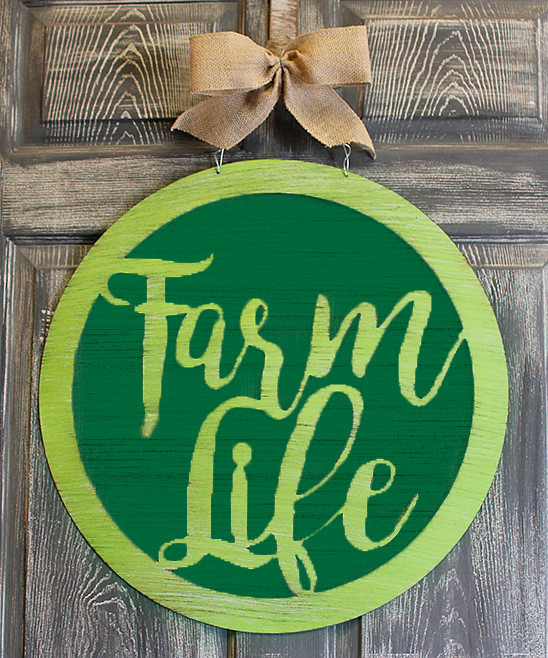 Outdoor Metal Art "Farm Life" Sign - Nelson Gifts