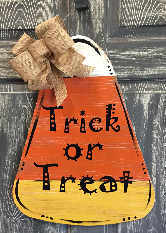 Outdoor Metal Art Candy Corn (Customizable) - Nelson Gifts